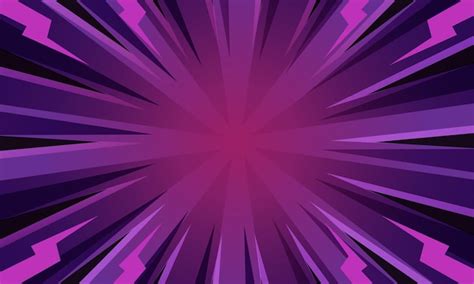 Purple Comic Background Premium Vector