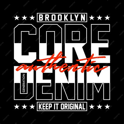 인쇄 T 셔츠 벡터 일러스트 아트에 대한 슬로건 데님 티 타이포그래피 그래픽 디자인 프리미엄 벡터