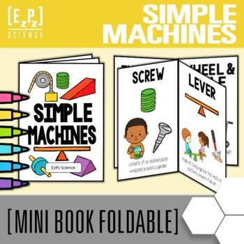Simple Machines Notes Mini Book Science Foldable By EzPz Science