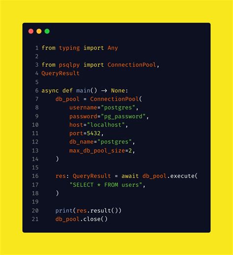 Dat Tran On Linkedin Psqlpy Async Postgresql Driver For Python Fully