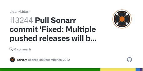 Pull Sonarr Commit Fixed Multiple Pushed Releases Will Be Processed