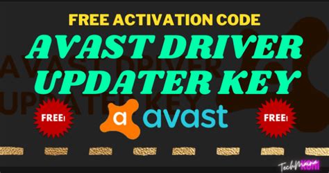 Avast Driver Updater Key FREE Activation Code 2025 TechMaina