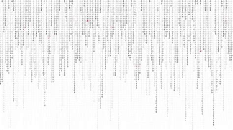 Binary Code Number Background Digits Moving