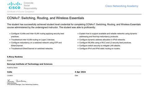 rixcy s reshma on linkedin i am elated to share my ccnav7 02