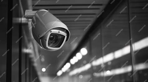 Premium Photo Modern Of Cctv Camera For Monitoring Surveillance And