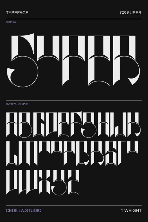 5uper Display Typeface Typeface Texture Graphic Design Typographic