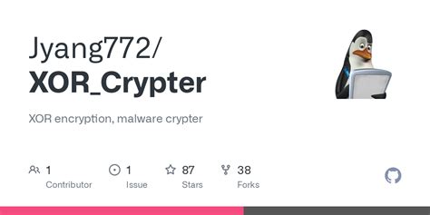 GitHub Jyang XOR Crypter XOR Encryption Malware Crypter