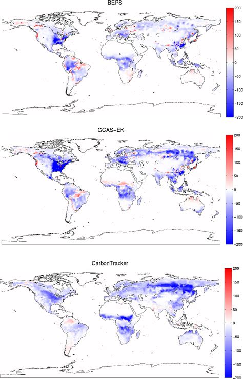 Figure 7 From A Global Carbon Assimilation System Using A Modified