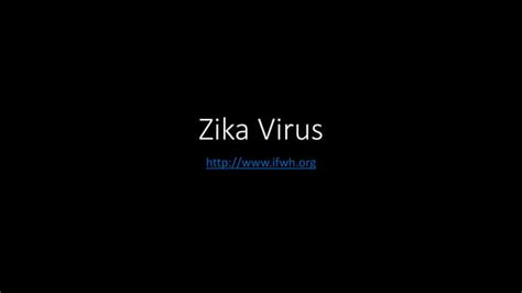 Zika Virus 101 Cdcpptx