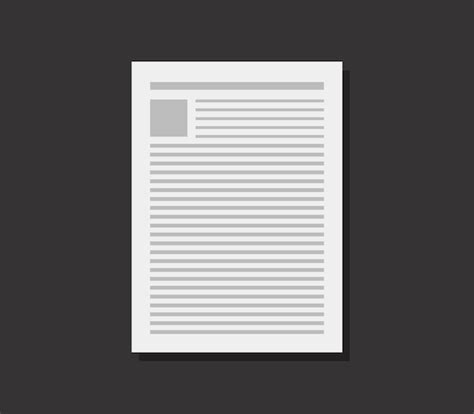 Premium Vector Document