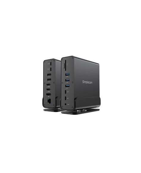 Simplecom Cht815 15 In 1 Usb C 4k Triple Display Mst Docking Station