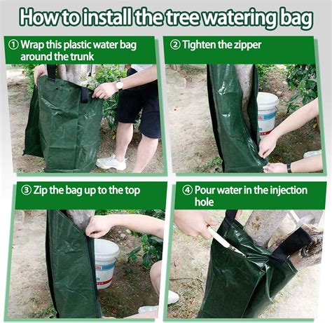 Gallon Tree Watering Bags Reusable Heavy Duty Slow Release Water Bags For Trees Premium