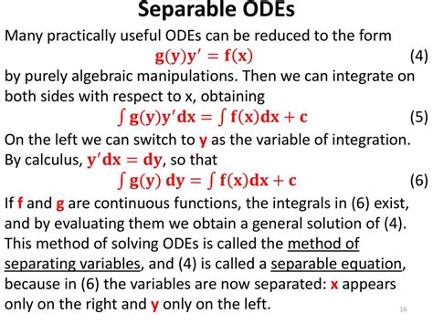 Differential Equations Odes Ppt Download