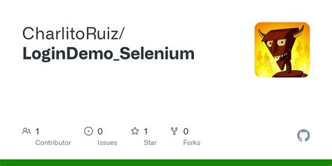 Github Charlitoruizlogindemoselenium
