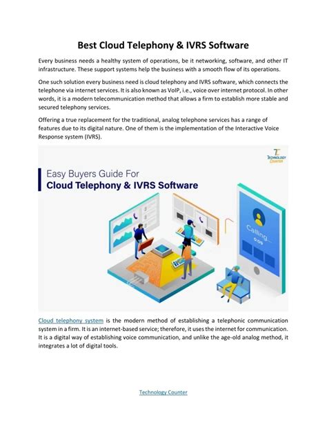 Ppt Best Cloud Telephony And Ivrs Software Powerpoint Presentation Free Download Id 10320260