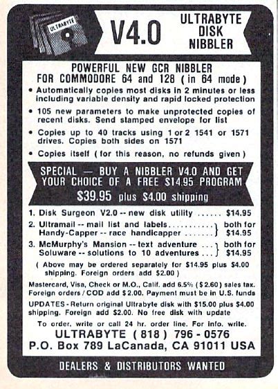 Ultrabyte Disk Nibbler C64 Copy Protection