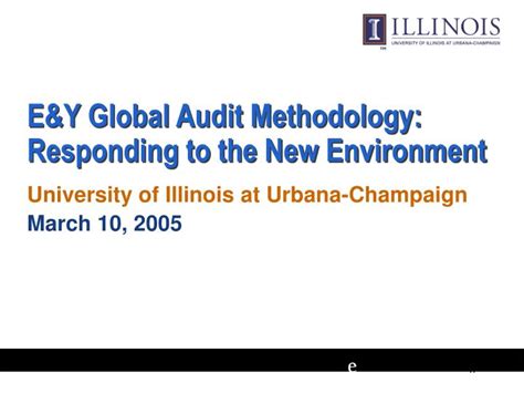 Ppt Eandy Global Audit Methodology Responding To The New Environment