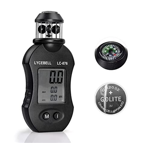 Upgraded Anemometer Handheld Lc 876 Portable Wind Speed Meter Gauge For Wind Speed Velocity