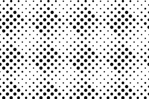 Monochrome Seamless Circle Background Graphic By Davidzydd Creative Fabrica