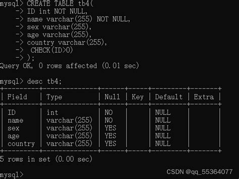 Sql数据库约束详解：notnull、unique、primarykey与foreignkey Csdn博客