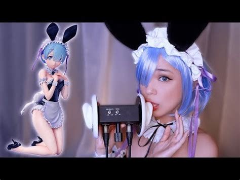 Maimy - ASMR EAR LICKING Cosplay Rem Re:Zero Bunny Suit : r/EarLickingAsmr