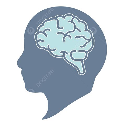 Brain In The Human Head Think Icon Brainstorming Web Science Vector