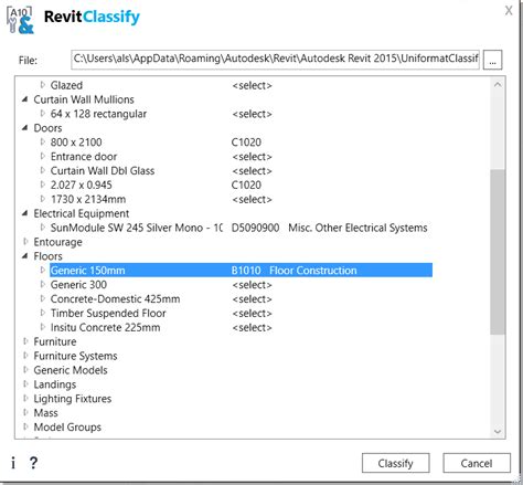 Classify Manage Assembly Codes Revit News