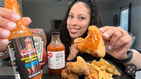 Air Fried Chicken Wings with Smackalicious Hot Sauce. #foodie #mukbang #smackalicioussauce - YouTube