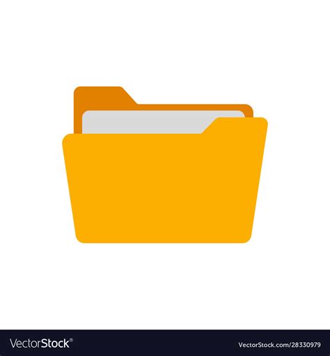 flat folder icon