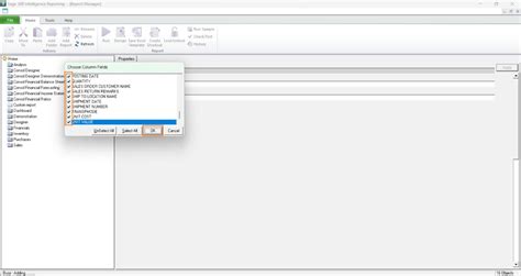 How To Configure Sql Query To Create Bi Report Sage 300