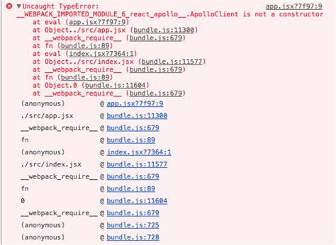 Apolloclient Is Not A Constructor · Issue 1339 · Apollographqlreact