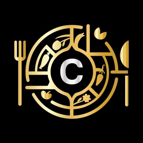 Letter C Monogram Design Template Business Sign Identity Label Logo