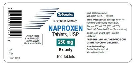 Naproxen Tablets Fda Prescribing Information Side Effects And Uses