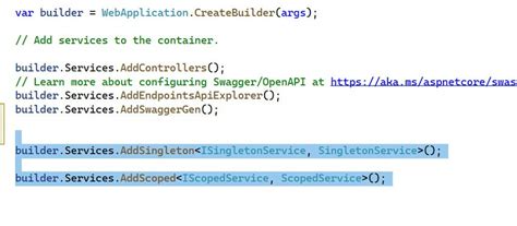 How To Use Scoped Service From Singelton Service In NET Core