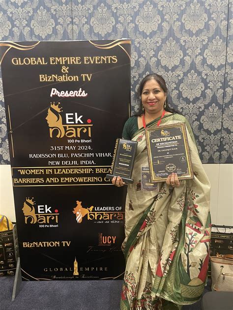 Drgaganjot Kaur On Linkedin Education Community Award Gratitude Eknari2024