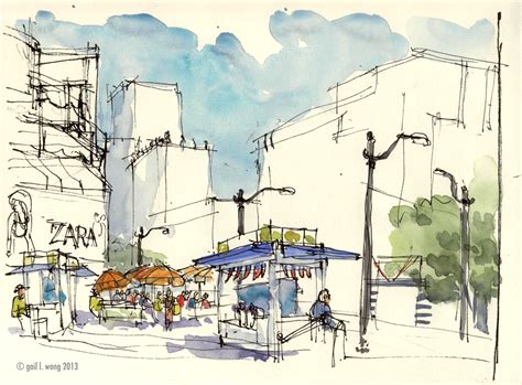 Glwsketchworks Architecture 415 Class Sketching With Gabi Campanario