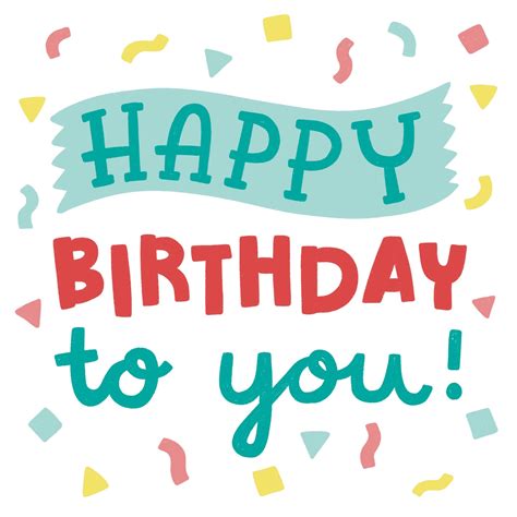 Happy Birthday To You Confetti Birthday Card Boomf Happy Birthday To You Confetti Birthday Card Boomf
