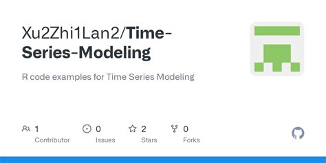 Github Xu2zhi1lan2time Series Modeling R Code Examples For Time