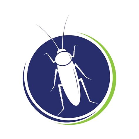 Cockroach Logo Isolated Cockroach On White Background Premium Ai