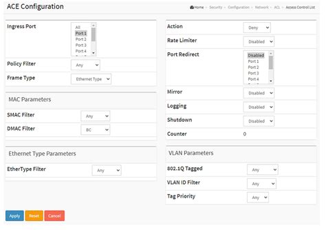 Axis Network Switch Configuration Guide