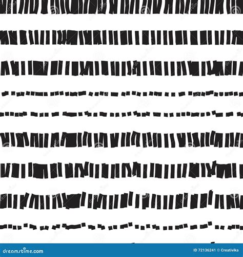 Abstract Dotted And Dashed Seamless Pattern Stock Vector Illustration Of Detailed Illustrated