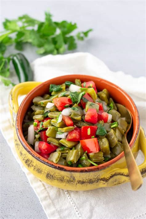 Ensalada De Nopales Mexican Cactus Salad