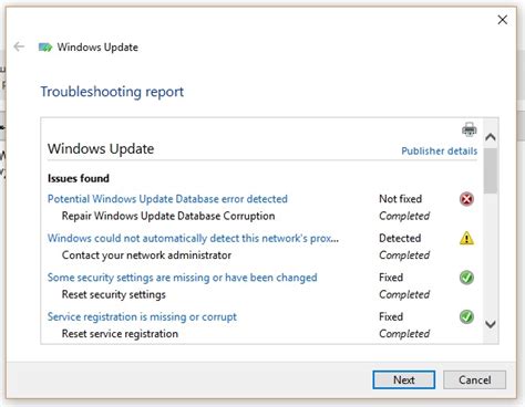 Potential Windows Database Error Detected Not Fixed Microsoft Community