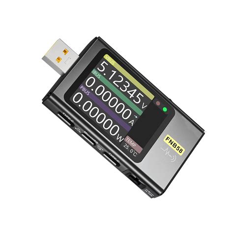 Fnb58 Usb Tester Digital Voltmeter Current Tester Usb Type C Fast Charge Protocol Power Pd