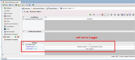 Java Callout From Business Rules