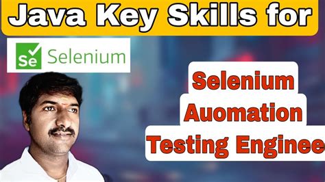 Java Key Skills For Automation Testing Engineer Byluckysir Youtube
