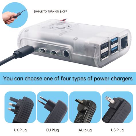 Original Raspberry Pi B Complete Starter Kit With AU Plug Power Supply With Raspberry Pi Board