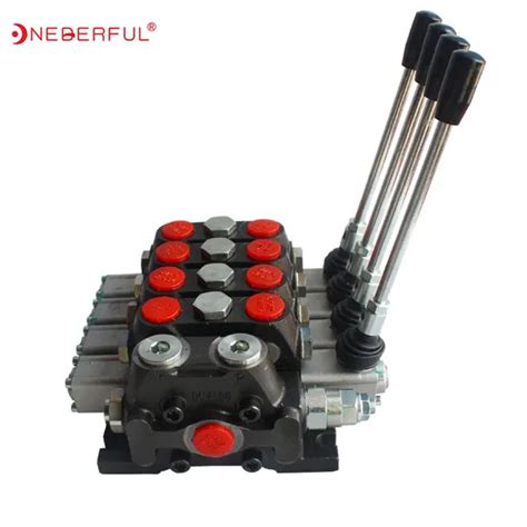 60l M Dcv60 Series Sectional Directional 3 Lever Manual Pneumatic Directional Control Valve