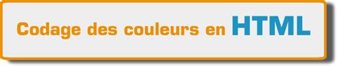 Couleurs HTML