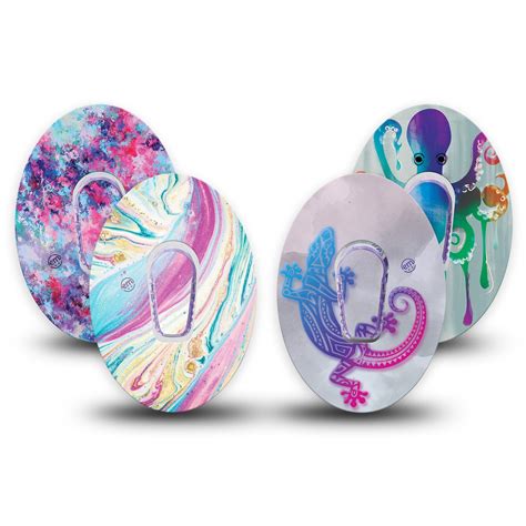 Expressionmed Colors Of The Rainbow Variety Pack Dexcom G6 Transmitter Sticker